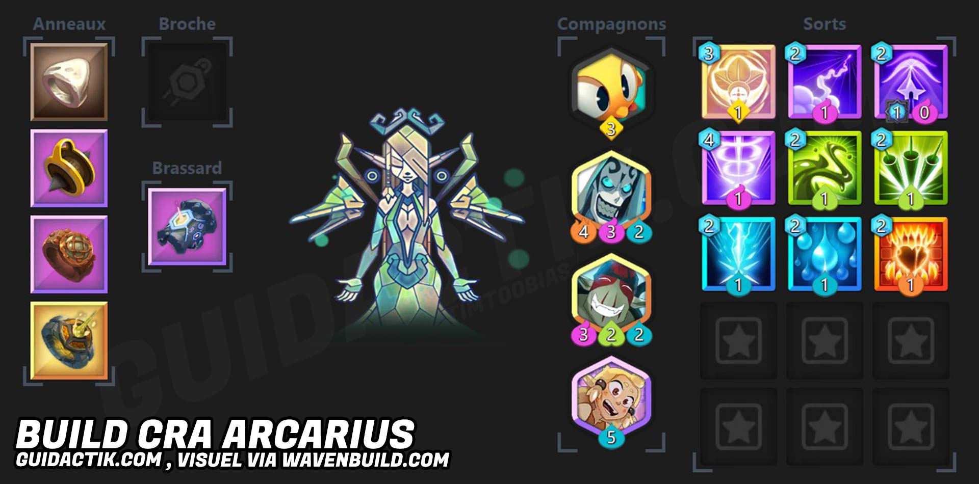 Guide et build Cra Paladir Arcarius sur Waven - GUIDACTIK