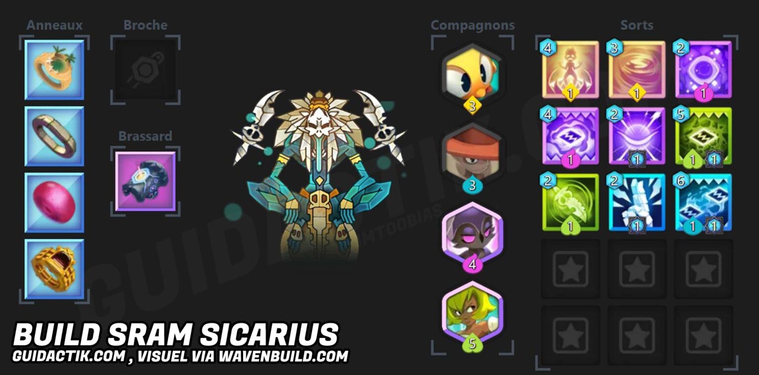 Guide et build Sram Paladir Sicarius sur Waven - GUIDACTIK