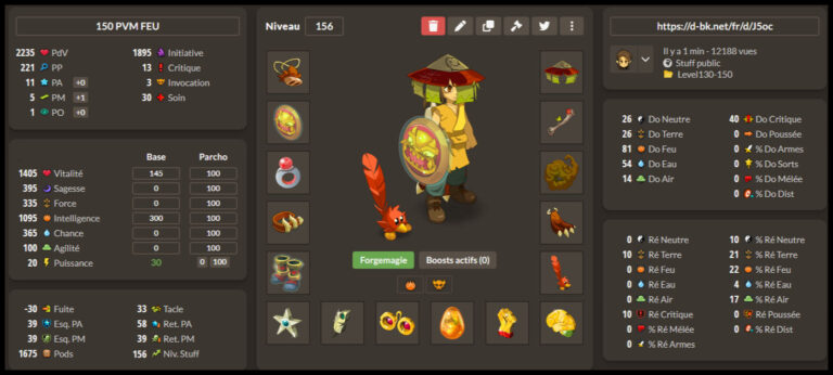 Tous les meilleurs stuff feu pour DOFUS 3 Unity - GUIDACTIK